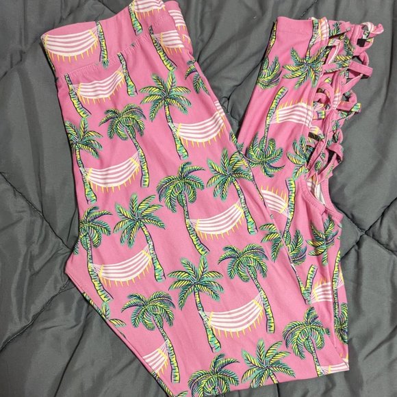 Simply Southern | Pants & Jumpsuits | Simply Southern Palm Tree ...